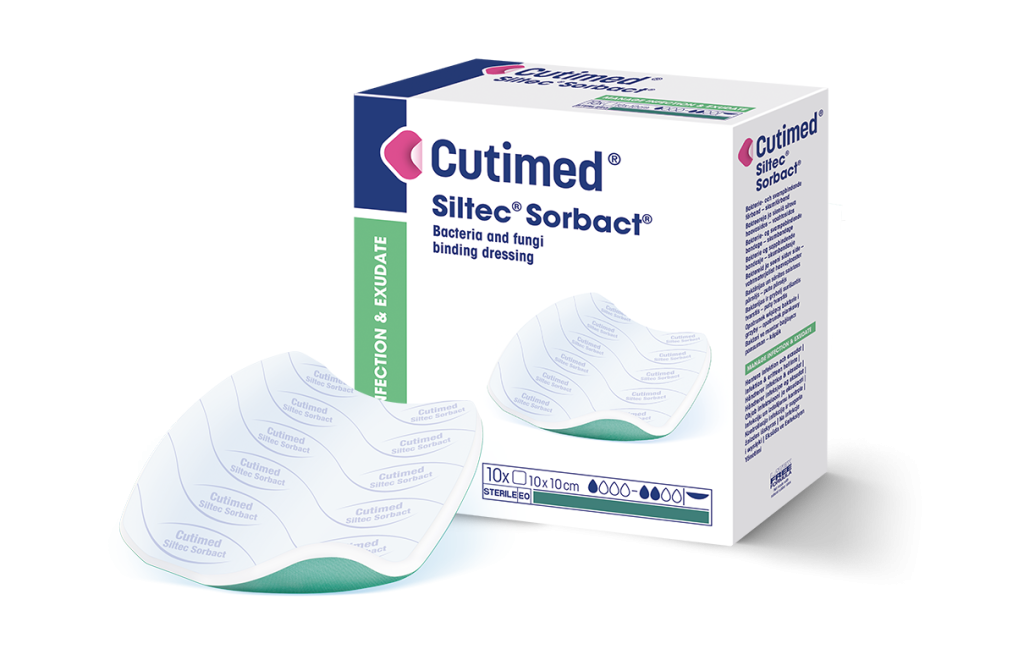 Cutimed Siltec Sorbact - Sorbact for healthcare professionals
