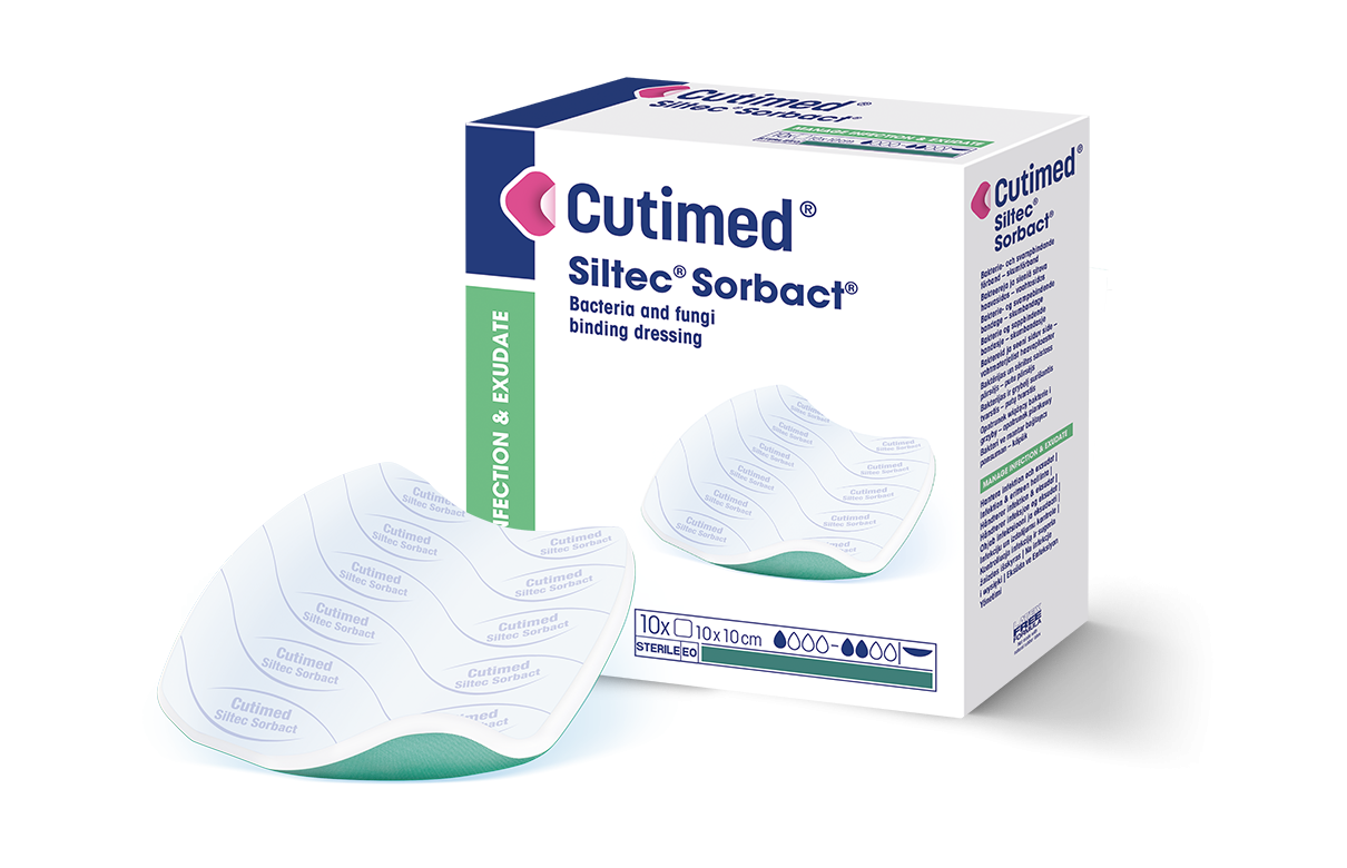Cutimed Siltec Sorbact - Sorbact for healthcare professionals